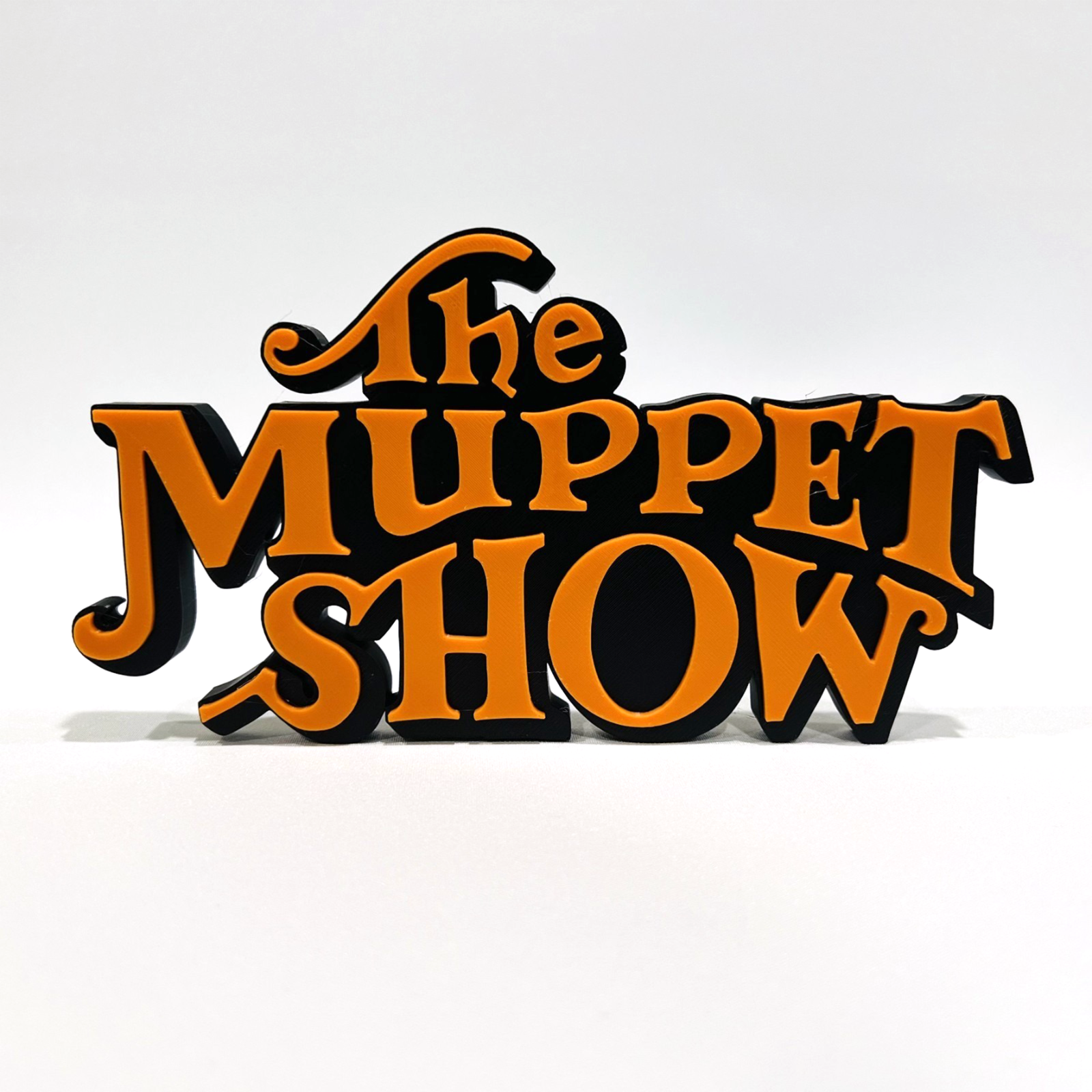 1980's Jim Hensons The Muppet Show Logo Sign Shelf Desk Art – INJOY3D