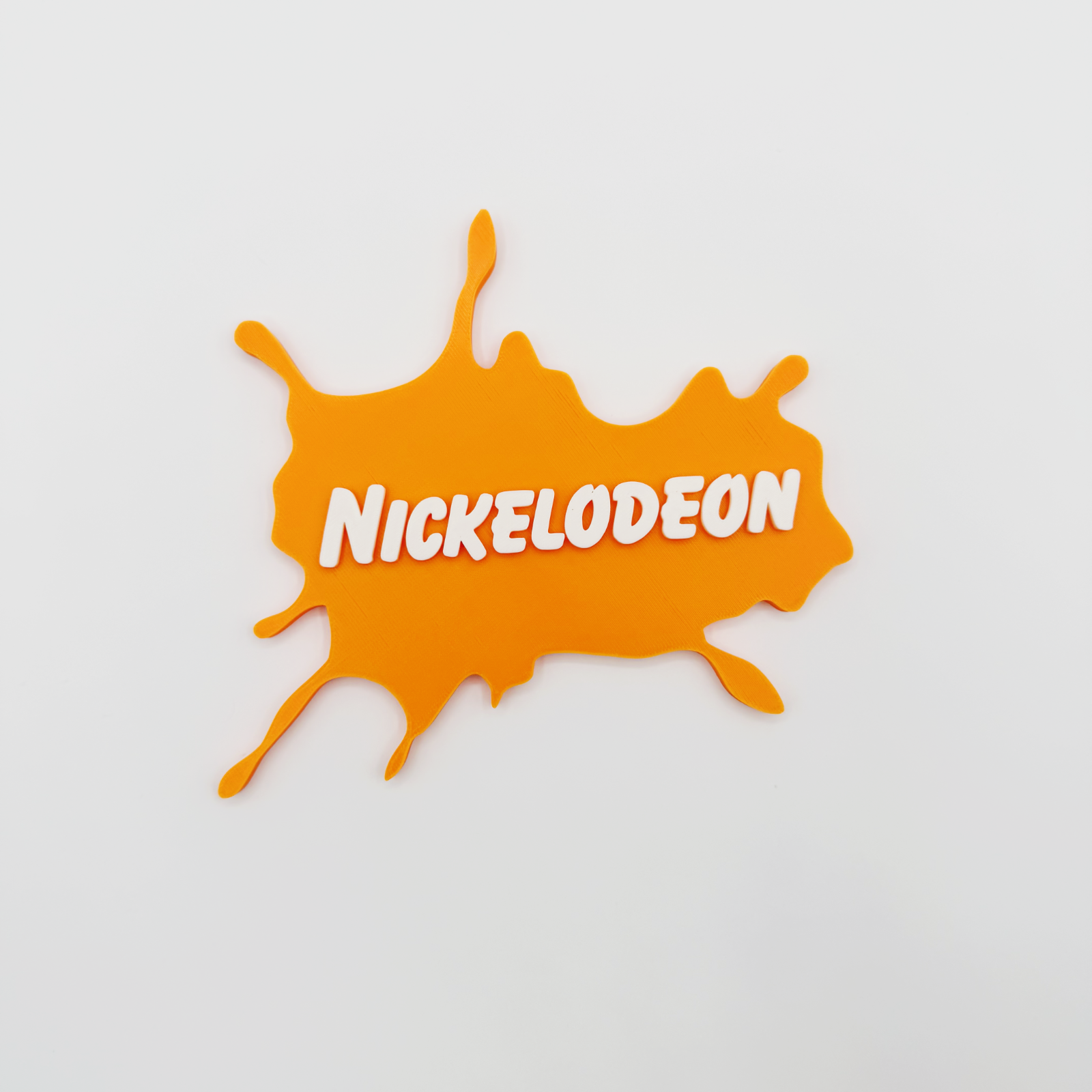 Nickelodeon Logo 3D Printed Logo Display Sign 3D Printed Free Standing ...